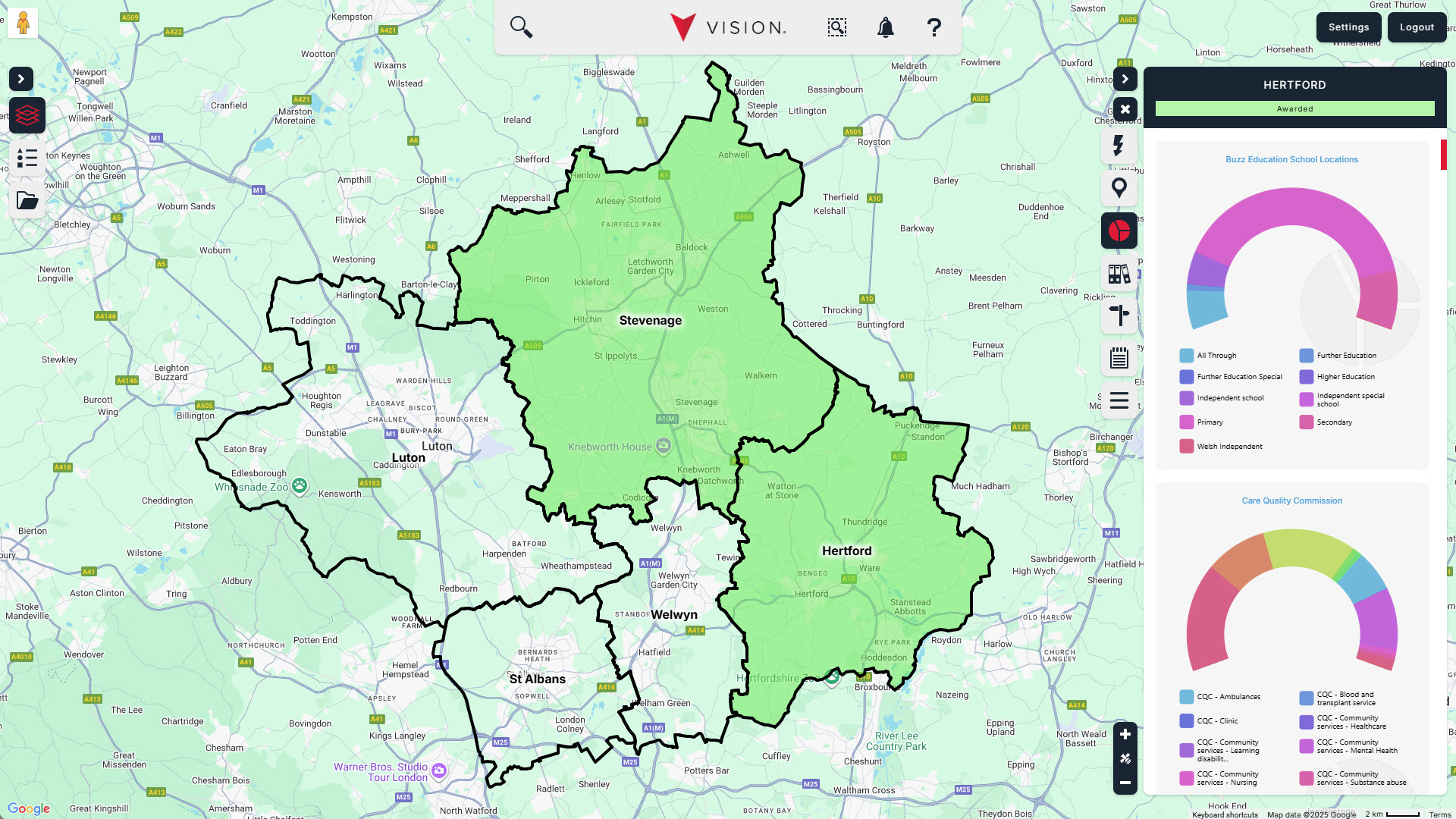 Franchise Territory Mapping | Mapping Software | Atlas Mapping
