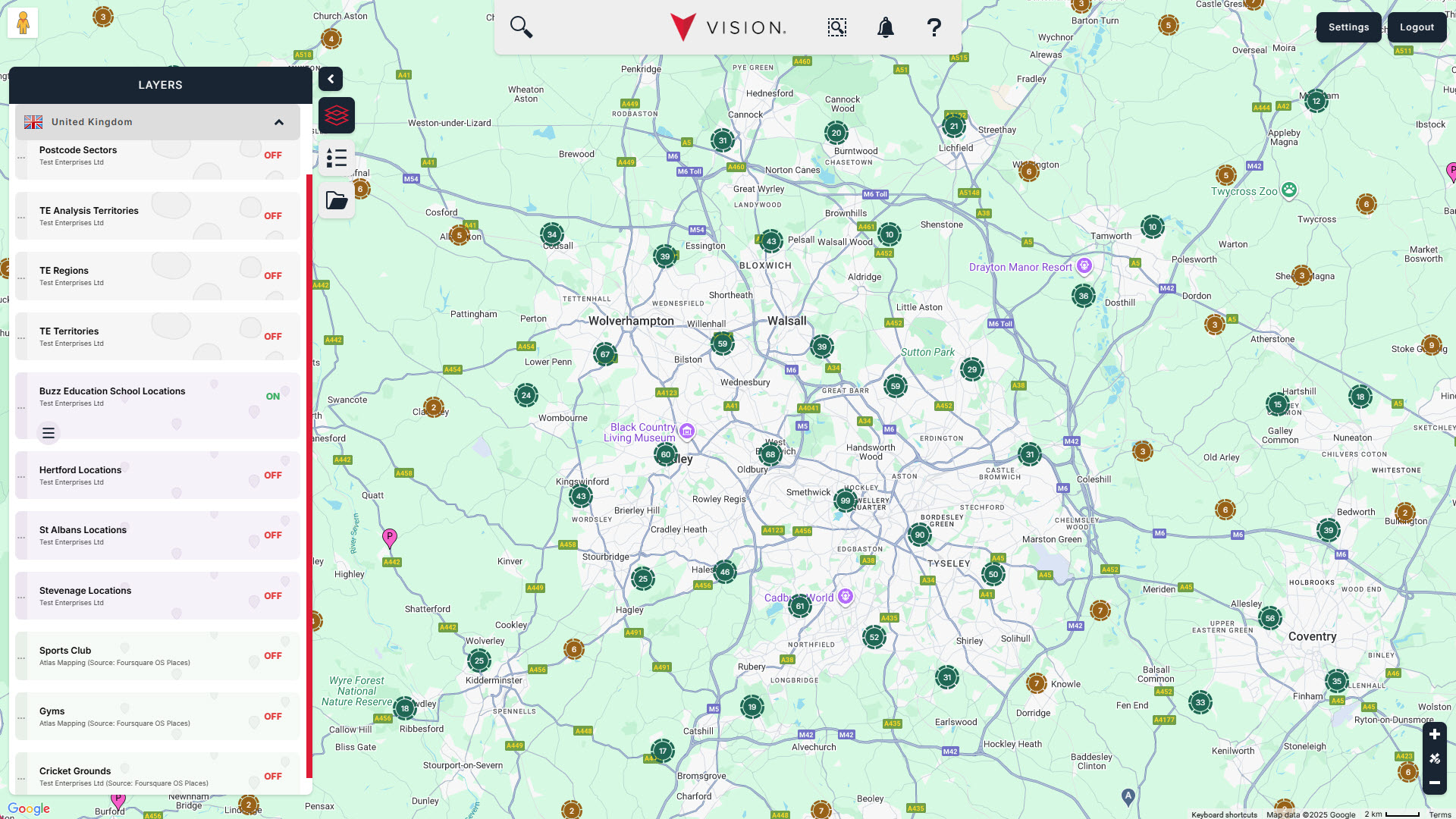 Franchise Territory Mapping | Mapping Software | Atlas Mapping