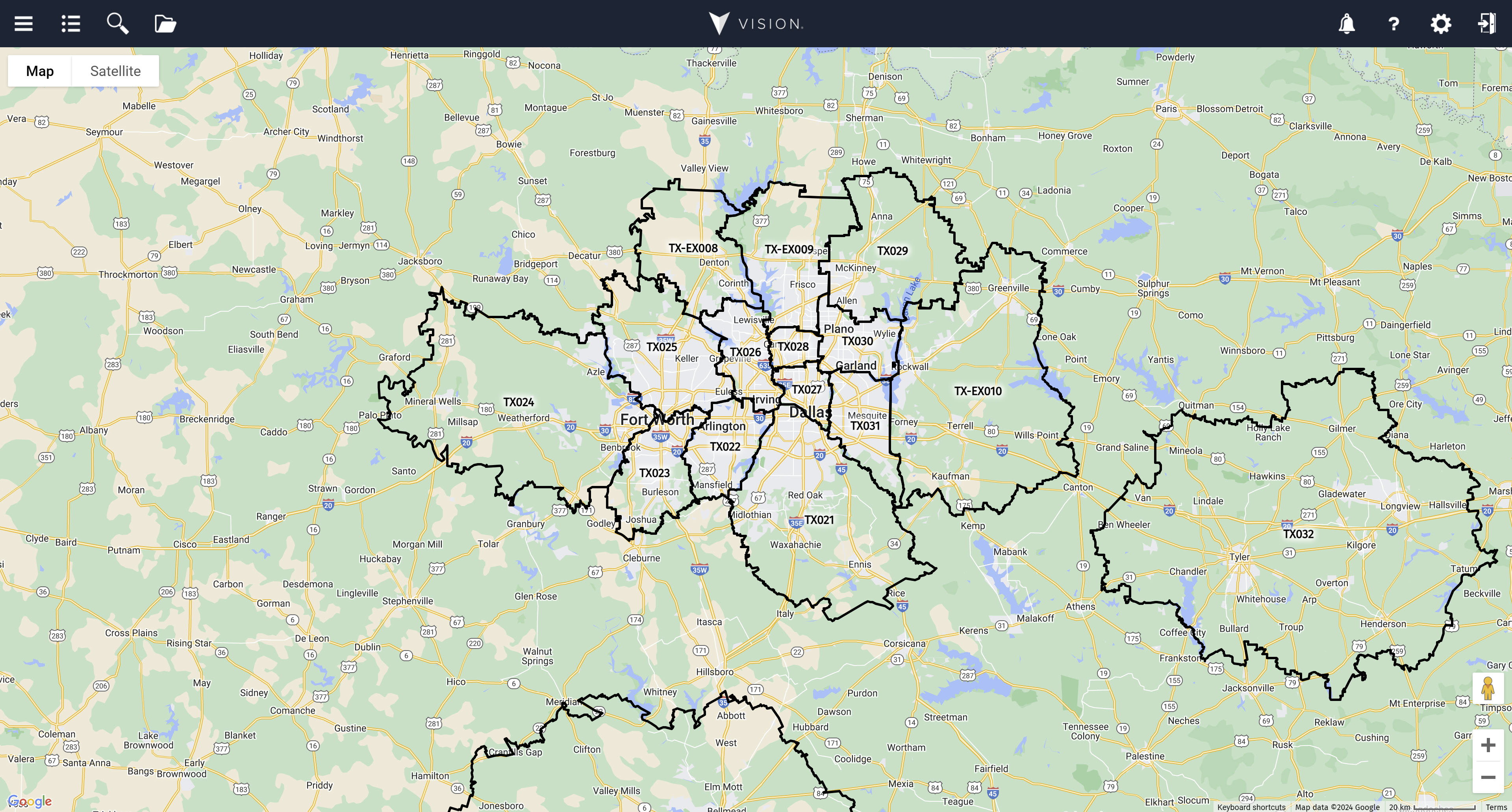 Franchise Territory Mapping | Mapping Software | Atlas Mapping